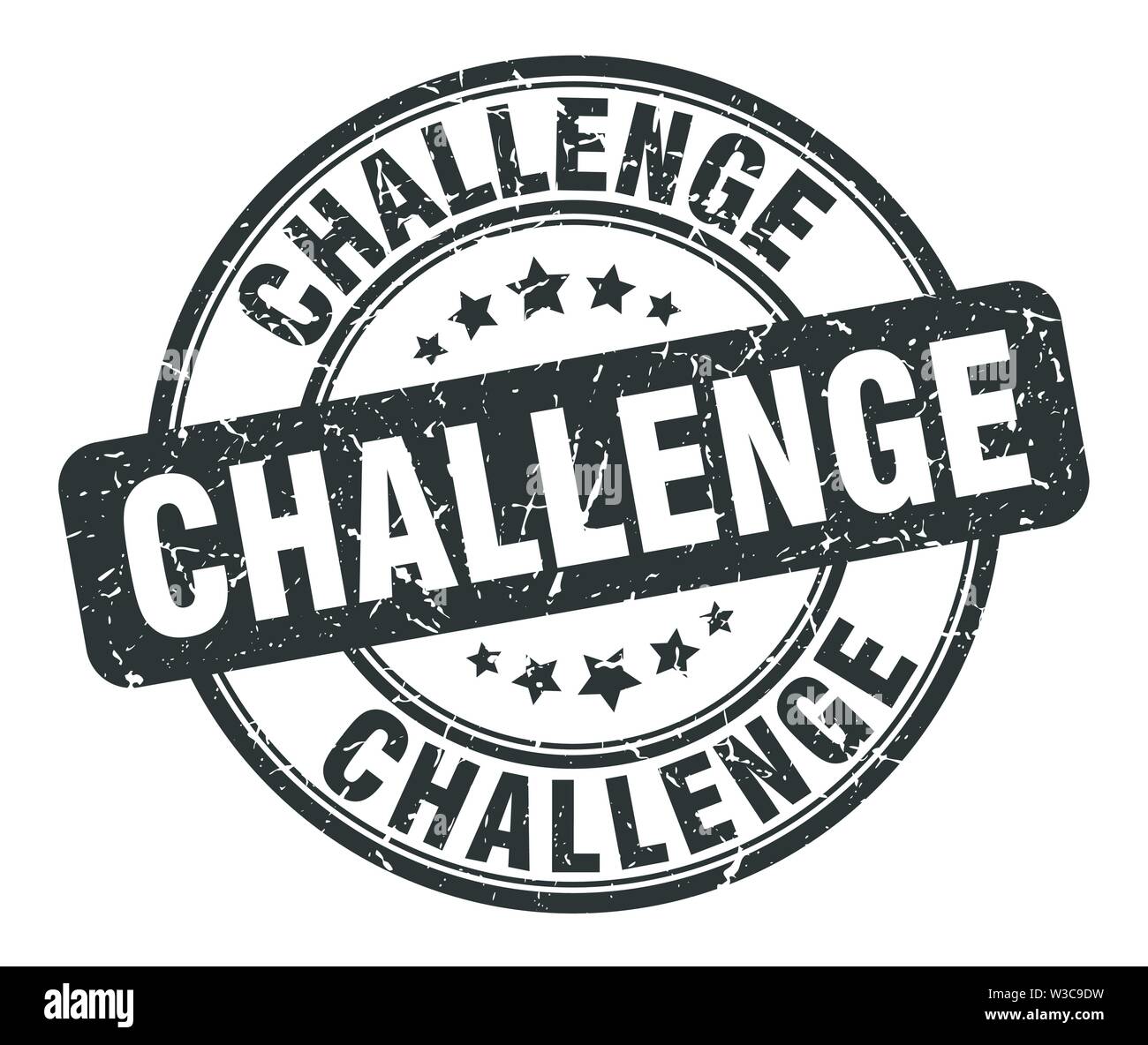 challenge stamp. challenge round grunge sign. challenge Stock Vector ...
