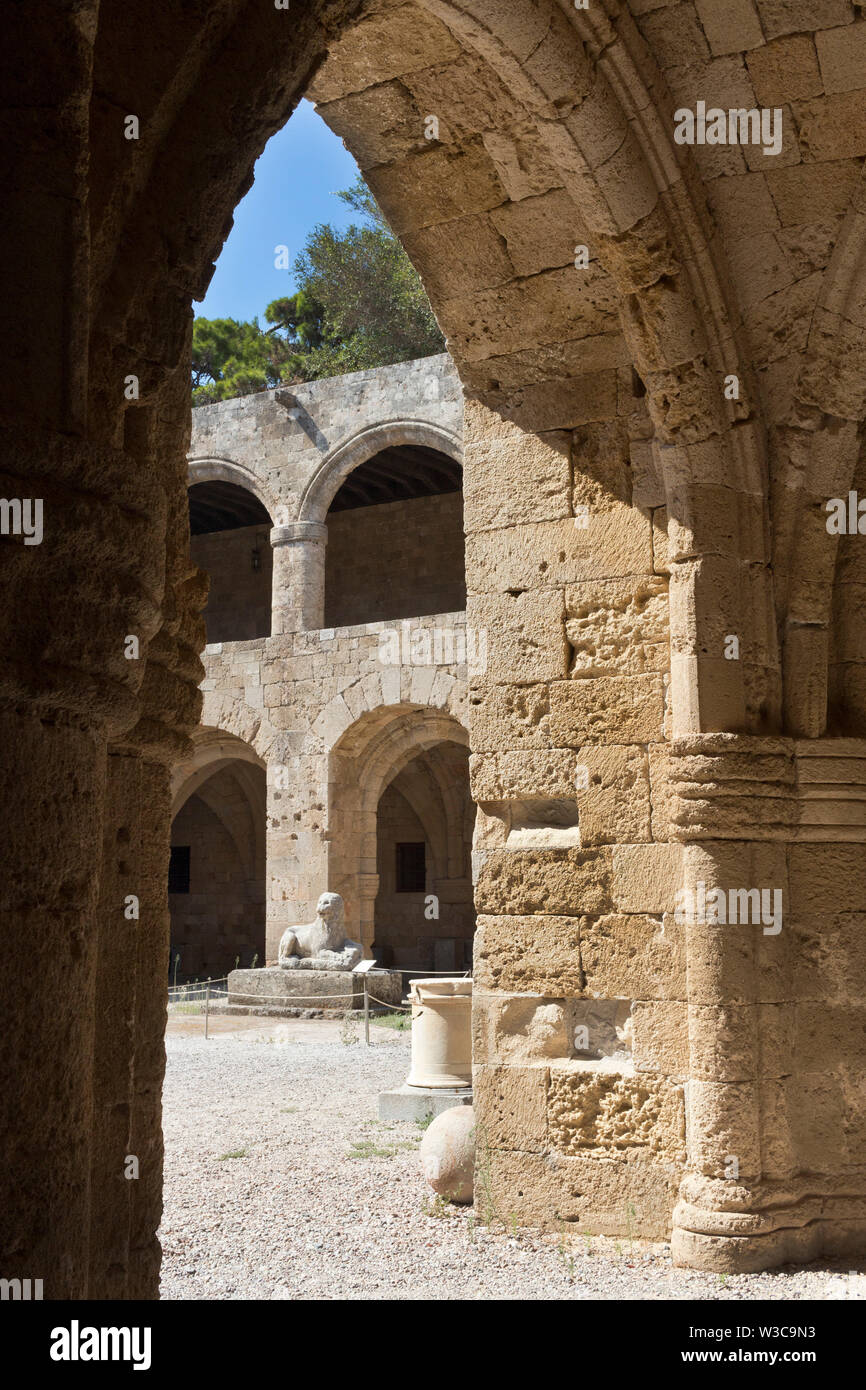 Rhodes Old City - Hospital of the Knights of Saint John, the medieval ...