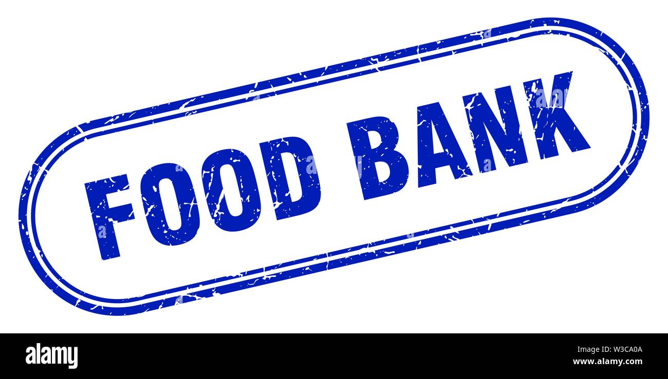 food bank stamp. food bank square grunge sign. food bank Stock Vector ...