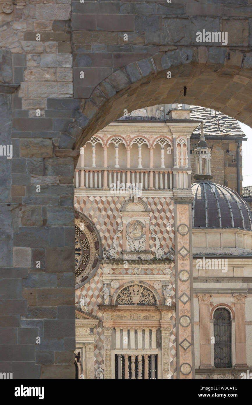 Historic buildings of Bergamo, Italy Stock Photo - Alamy