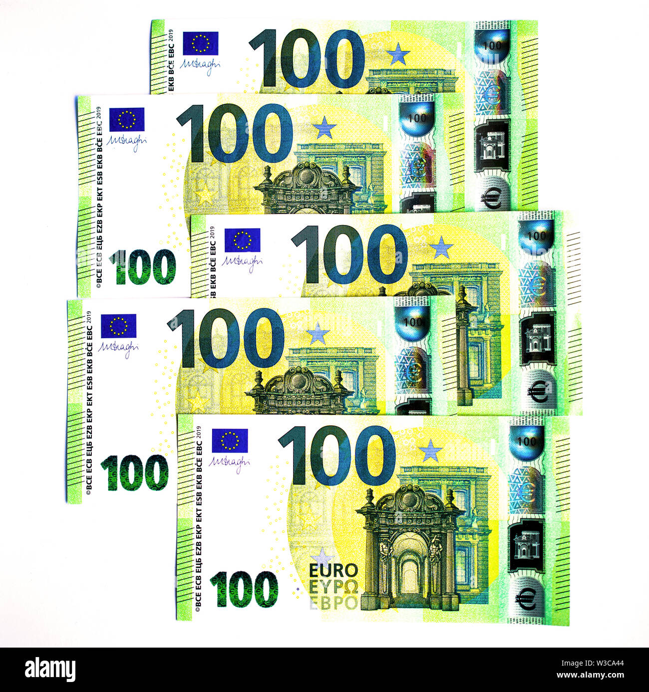 New 100 euro banknotes. Perfect good luck pictures, images and photos ...