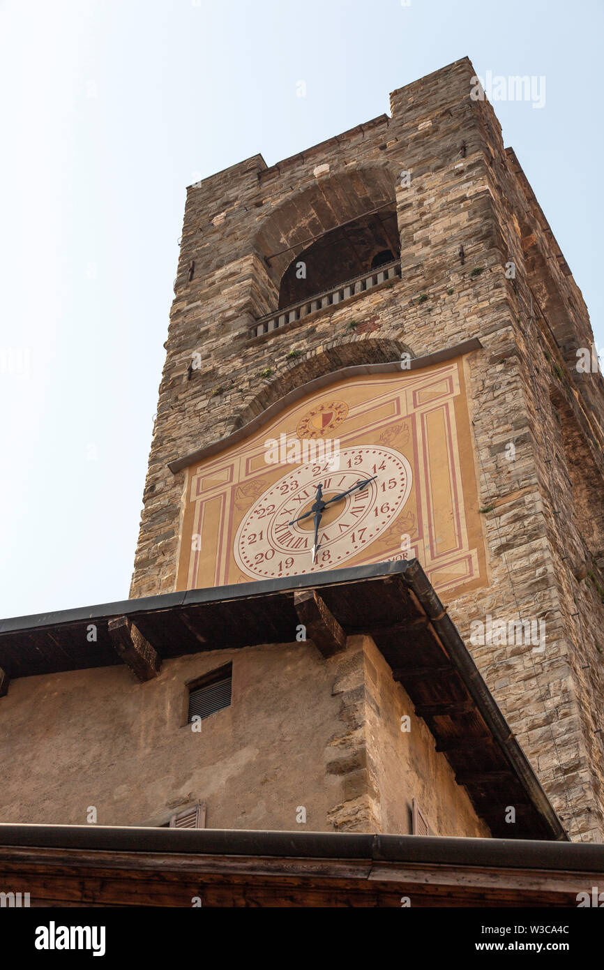 Historic buildings of Bergamo, Italy Stock Photo - Alamy