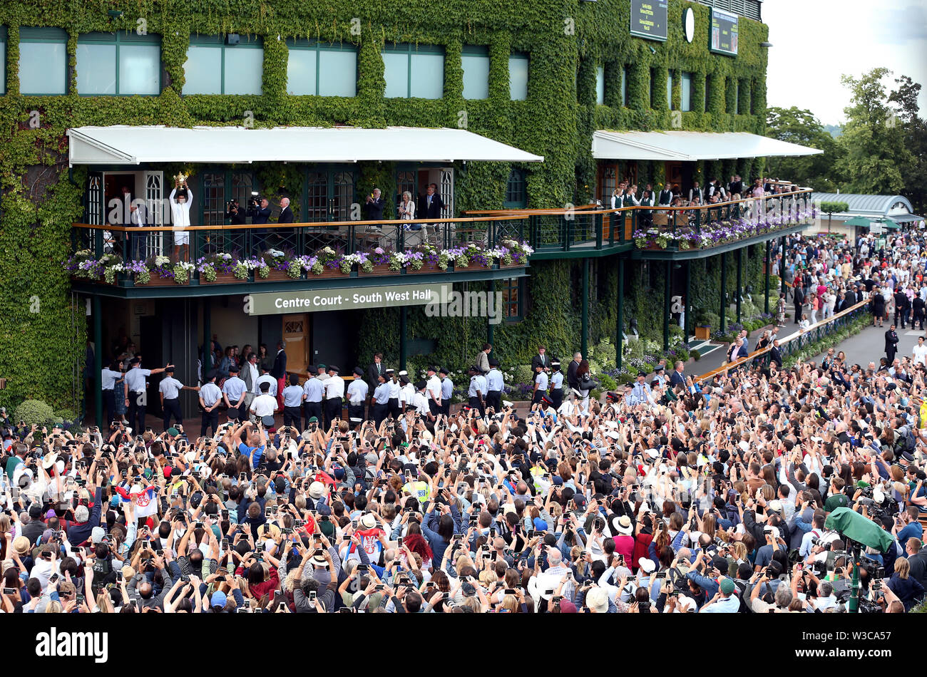 Djokovic fans hi-res stock photography and images - Alamy