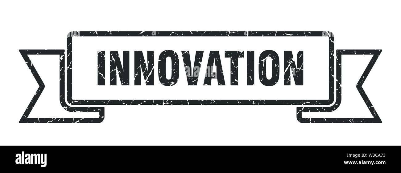 innovation grunge ribbon. innovation sign. innovation banner Stock ...
