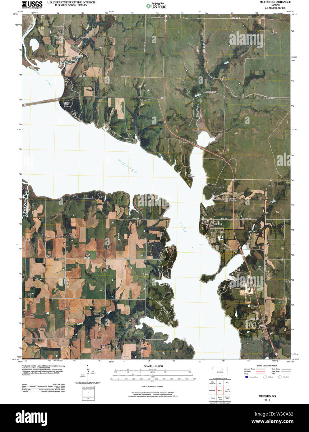 Map of milford Cut Out Stock Images & Pictures - Alamy