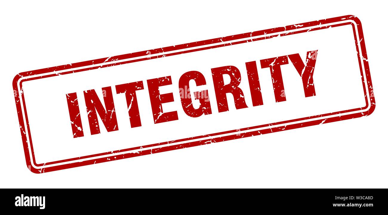 integrity stamp. integrity square grunge sign. integrity Stock Vector ...