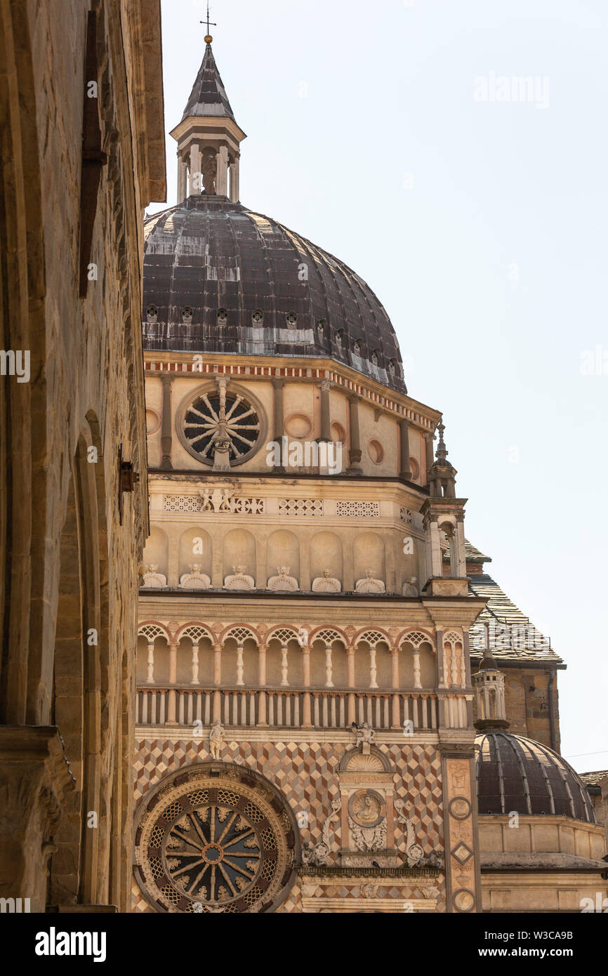 Historic buildings of Bergamo, Italy Stock Photo - Alamy