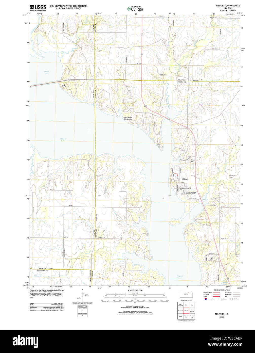 Map of milford Cut Out Stock Images & Pictures - Alamy