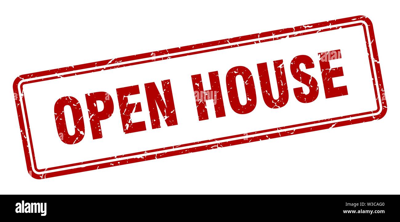 open house stamp. open house square grunge sign. open house Stock ...