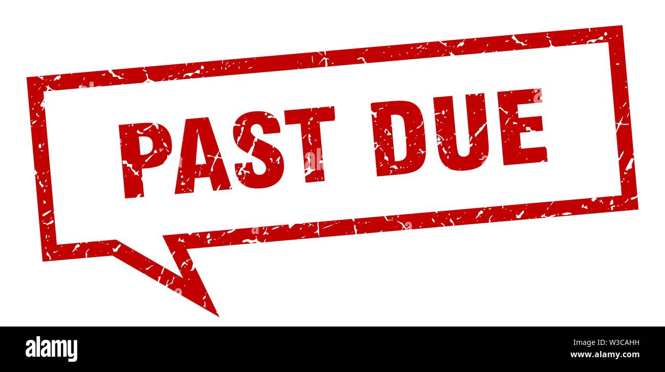 Past due word Stock Vector Images - Alamy