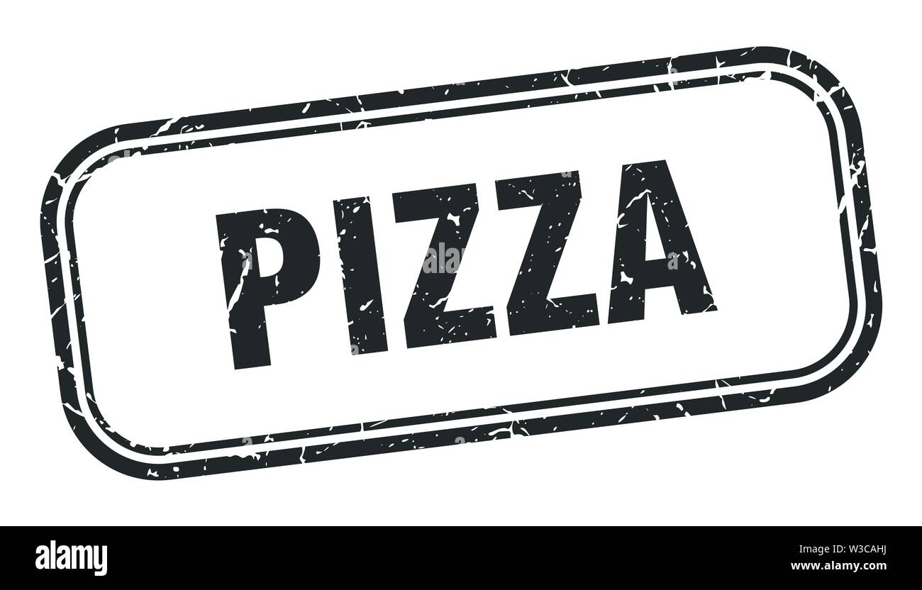 Pizza stamp Black and White Stock Photos & Images - Alamy