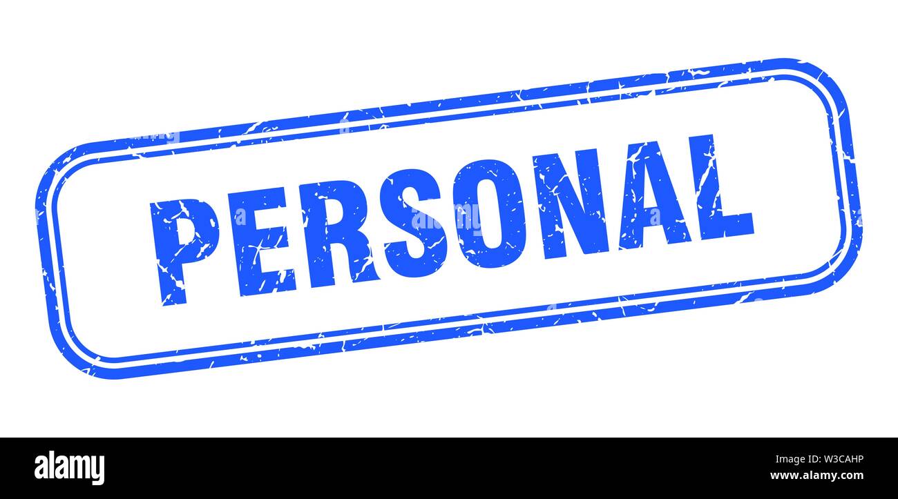 personal stamp. personal square grunge sign. personal Stock Vector ...