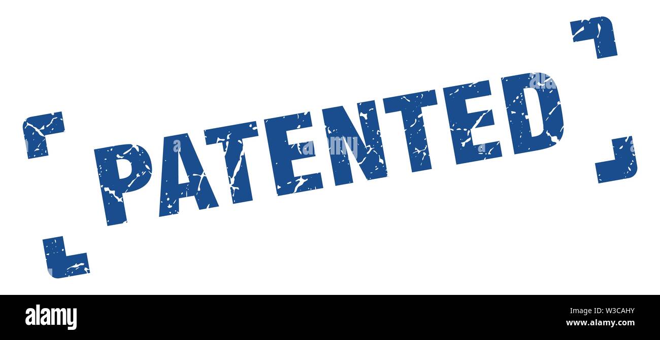 patented stamp. patented square grunge sign. patented Stock Vector ...