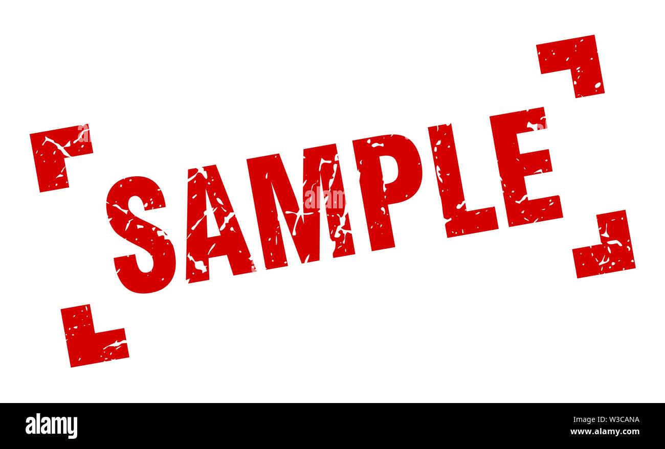 sample stamp. sample square grunge sign. sample Stock Vector Image ...