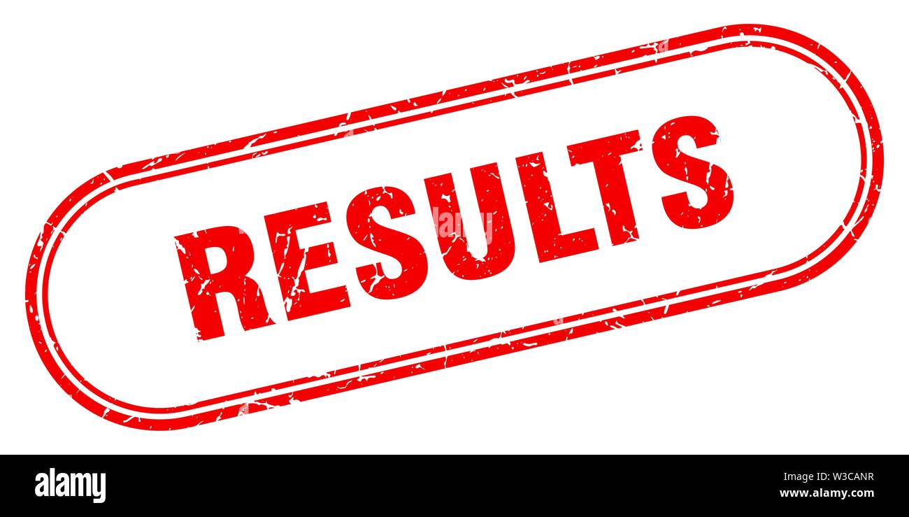 results stamp. results square grunge sign. results Stock Vector Image ...