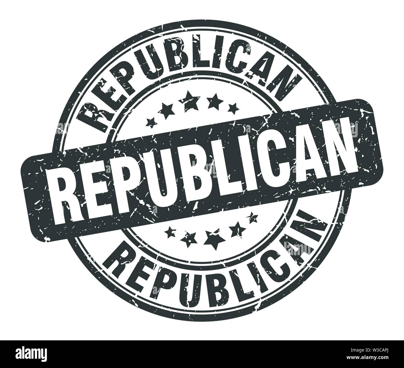 Republican sign vintage Black and White Stock Photos & Images - Alamy