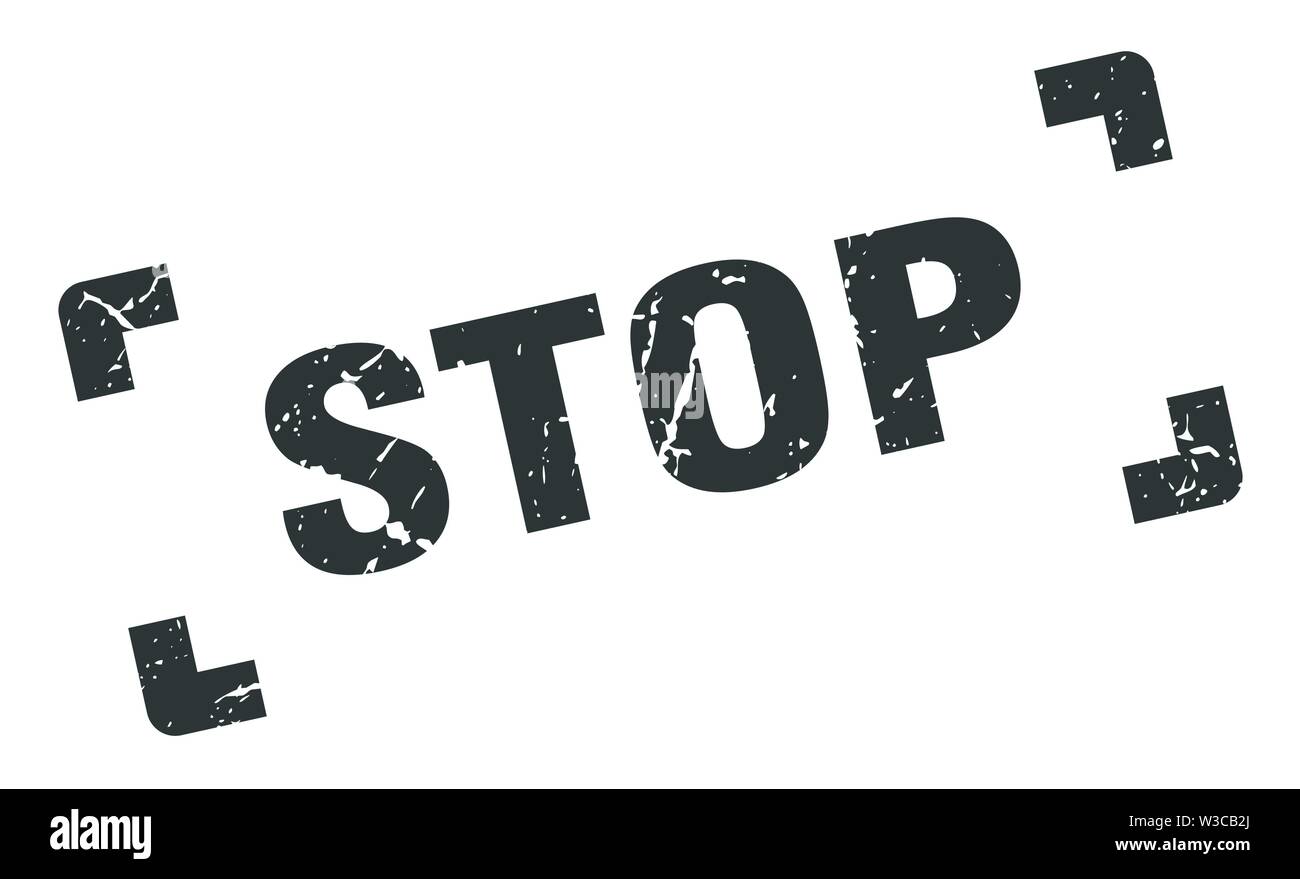 stop stamp. stop square grunge sign. stop Stock Vector Image & Art - Alamy