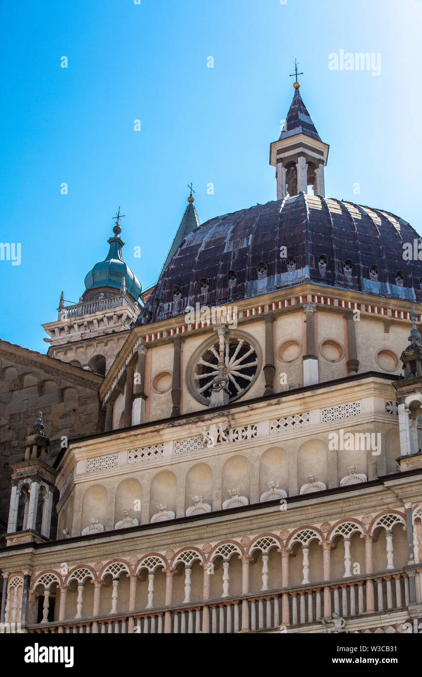 Historic buildings of Bergamo, Italy Stock Photo - Alamy