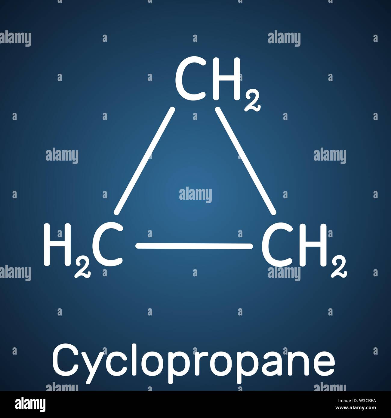 Complete Structural Formula Of Cyclopropane