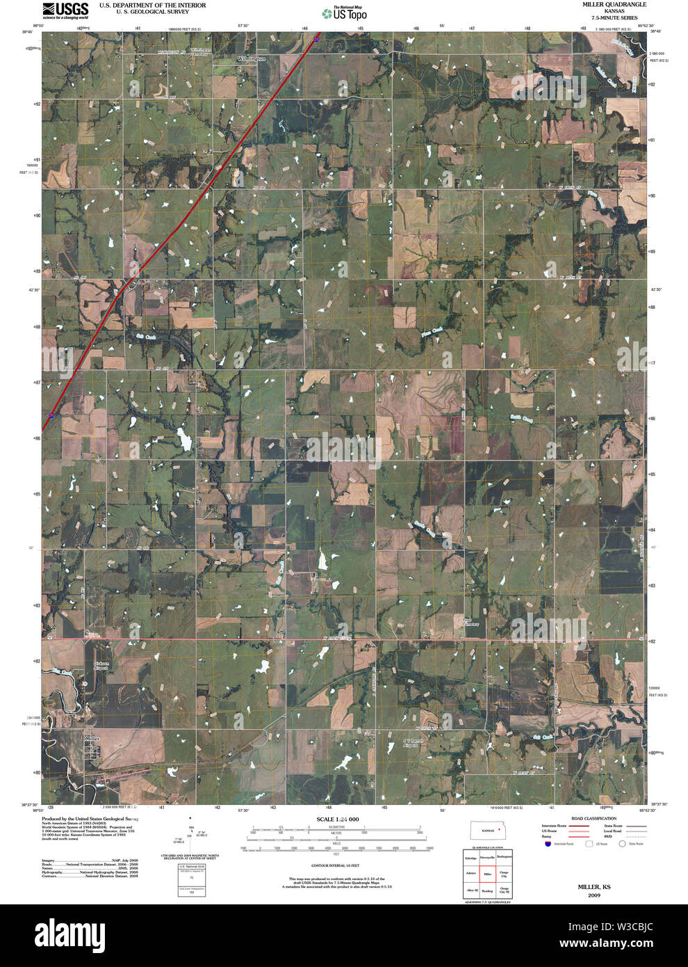 Miller map Cut Out Stock Images & Pictures - Alamy