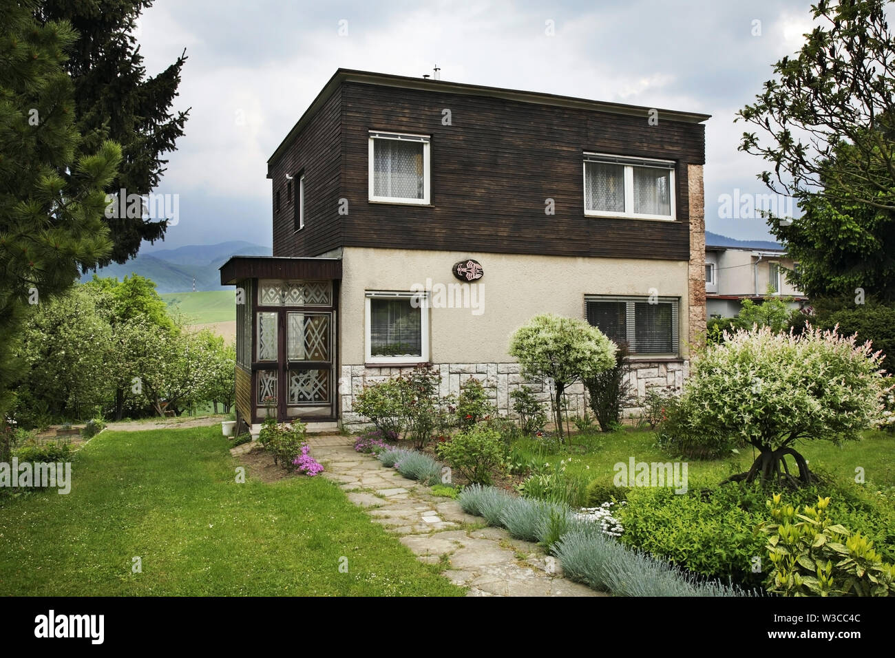 Modern house in Poprad. Slovakia Stock Photo - Alamy