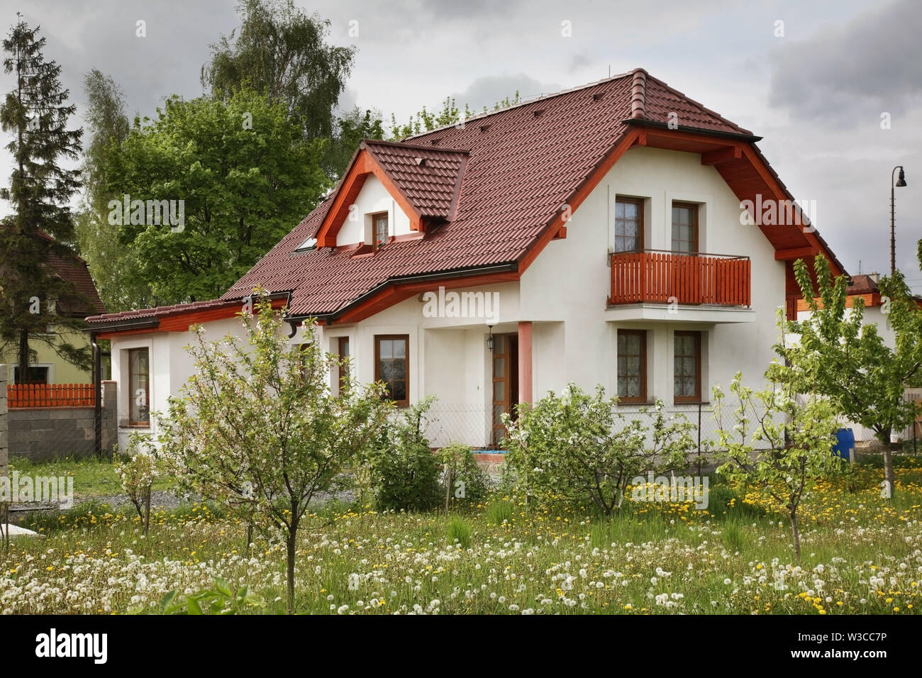 Modern house in Poprad. Slovakia Stock Photo - Alamy