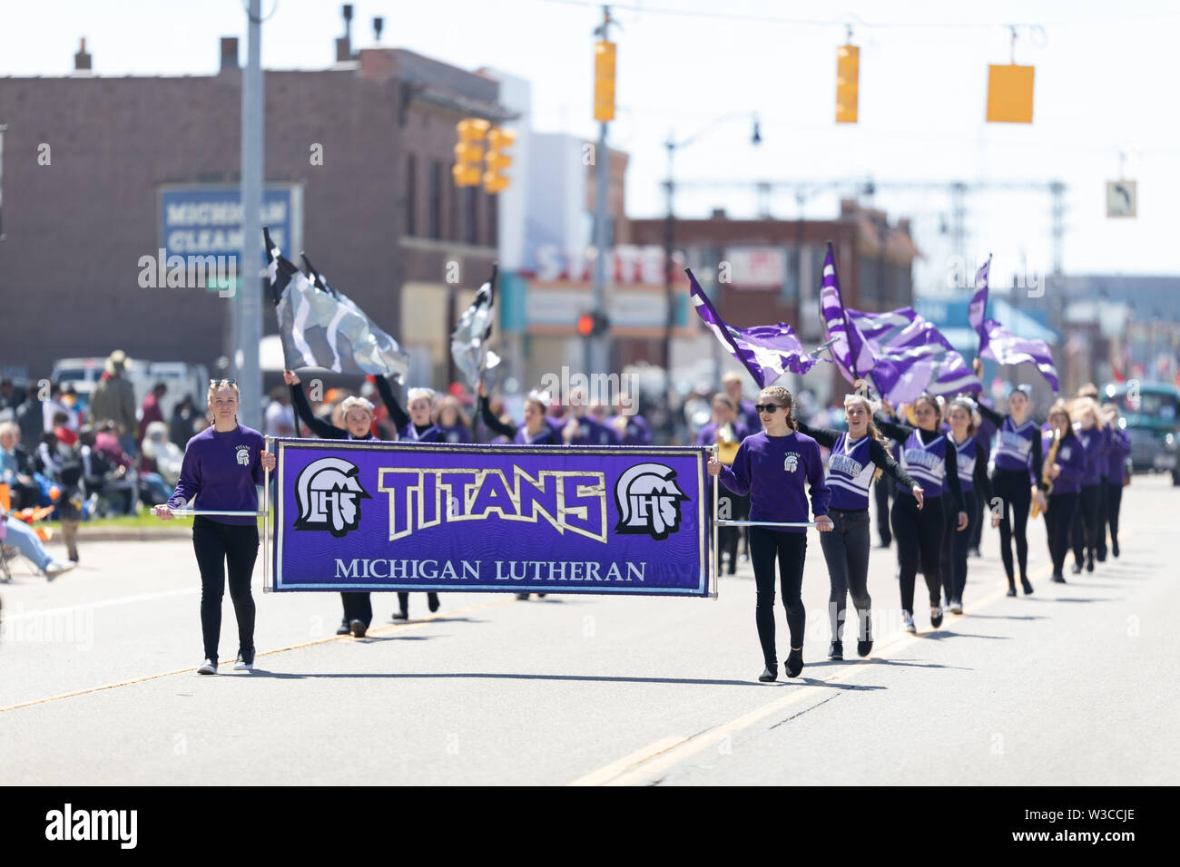 Benton Harbor, Michigan, USA - May 4, 2019: Blossomtime Festival Grand ...