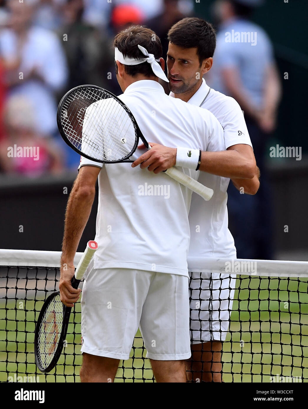 Novak djokovic roger federer hi-res stock photography and images - Alamy