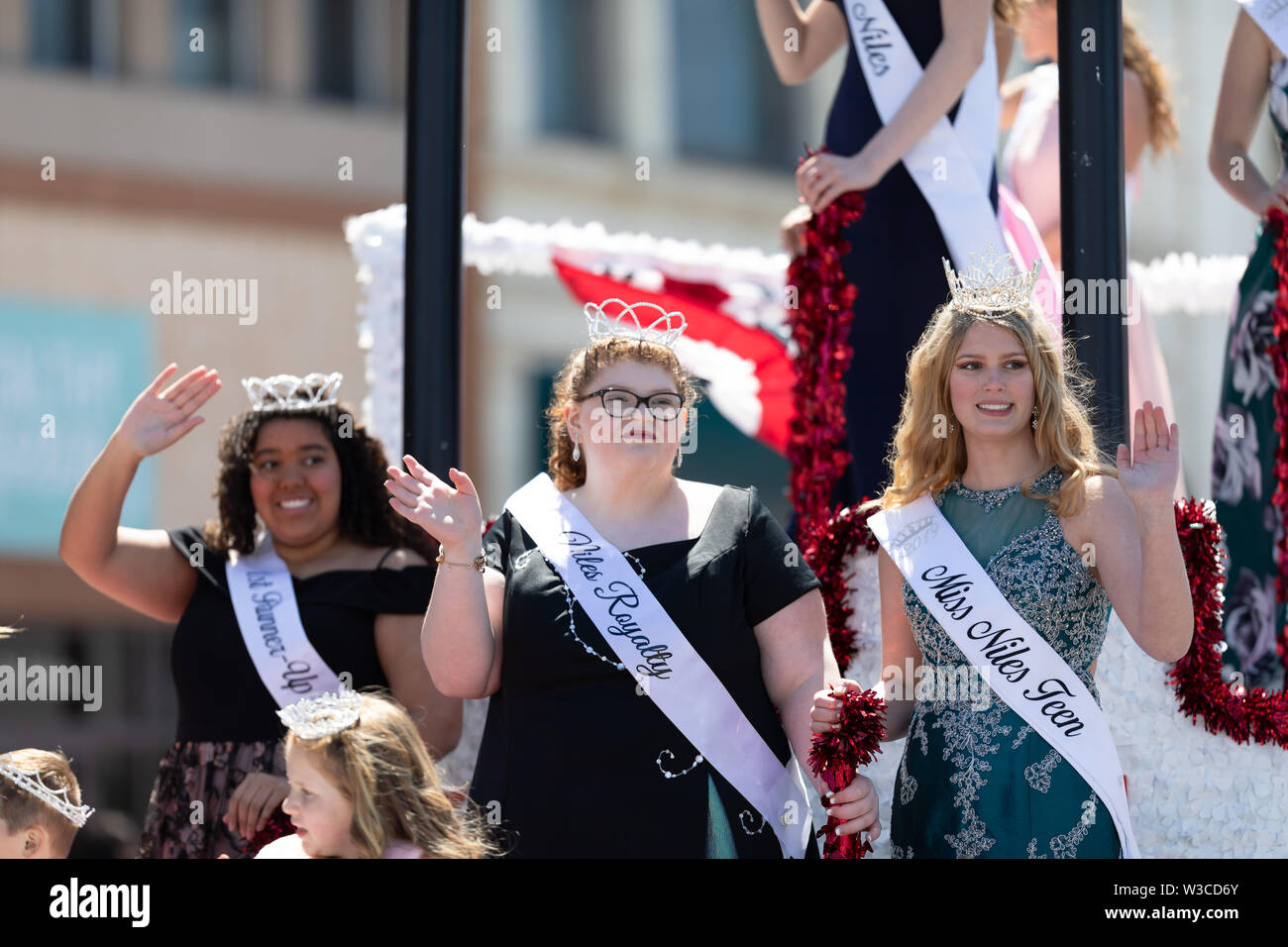 Benton Harbor, Michigan, USA - May 4, 2019: Blossomtime Festival Grand ...