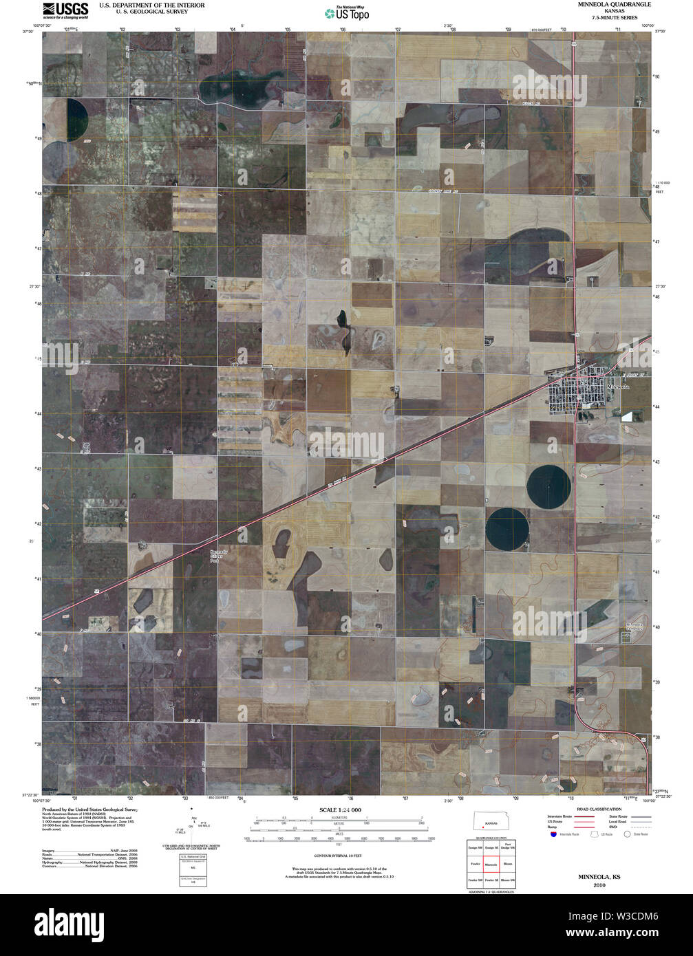 Minneola map hi-res stock photography and images - Alamy