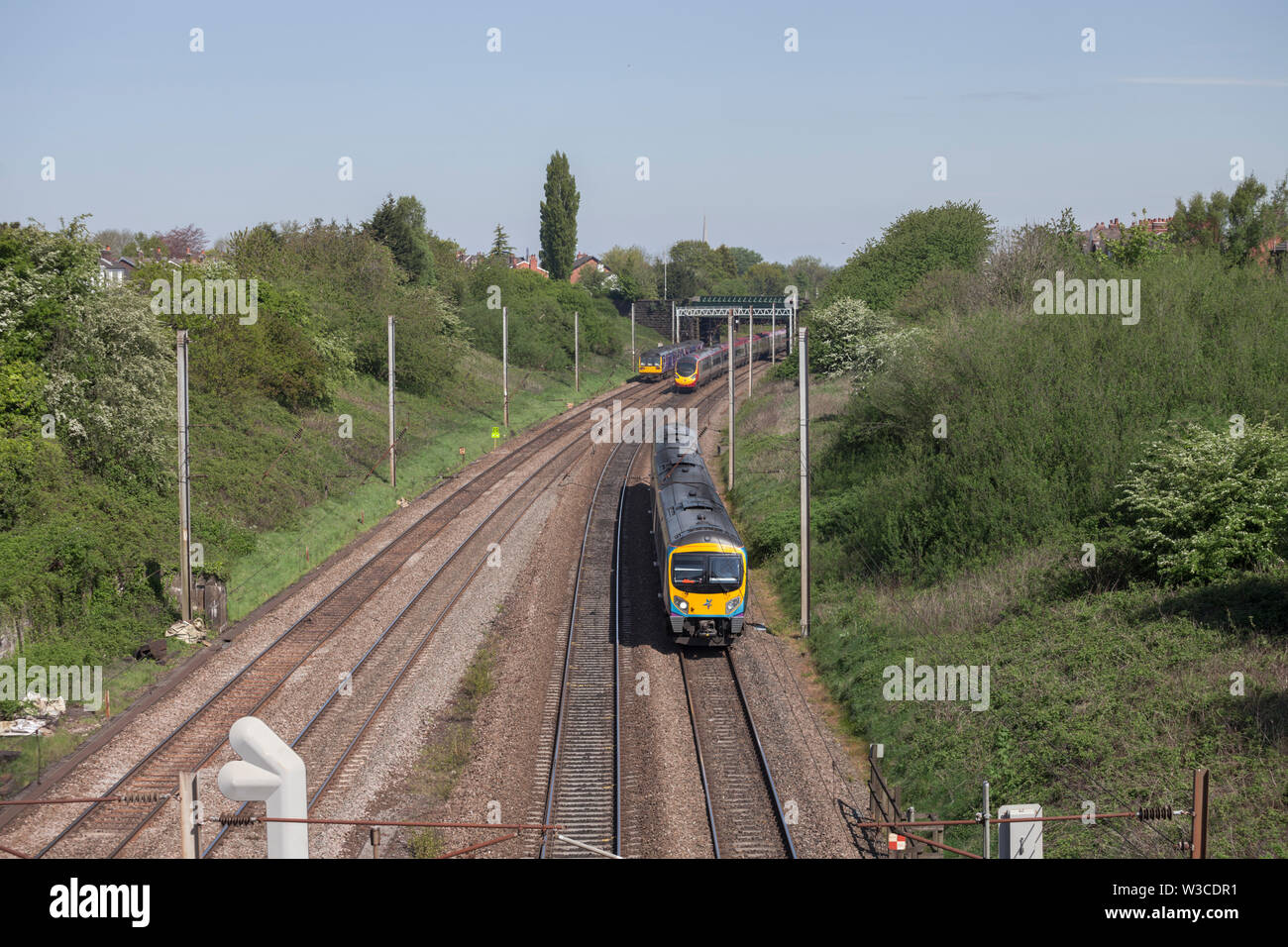 First Transpennine Express 185 , Northern Rail pacer train and Virgin ...