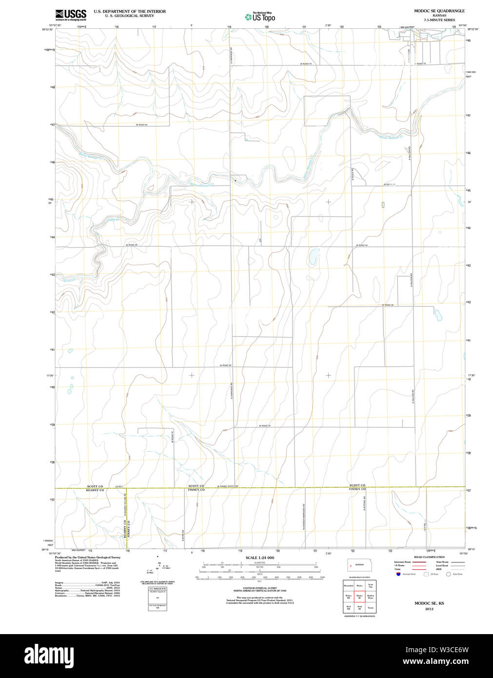 Modoc map Cut Out Stock Images & Pictures - Alamy