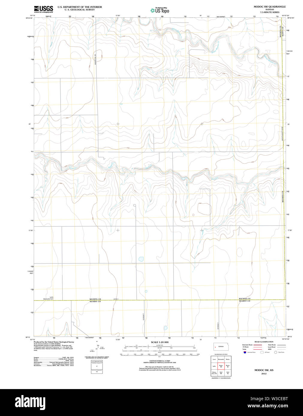 Modoc map Cut Out Stock Images & Pictures - Alamy