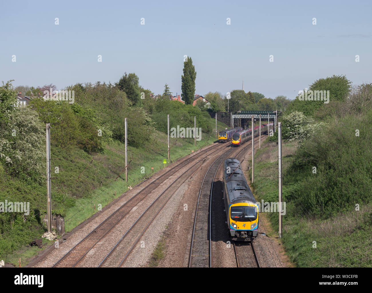 First Transpennine Express 185 , Northern Rail pacer train and Virgin ...