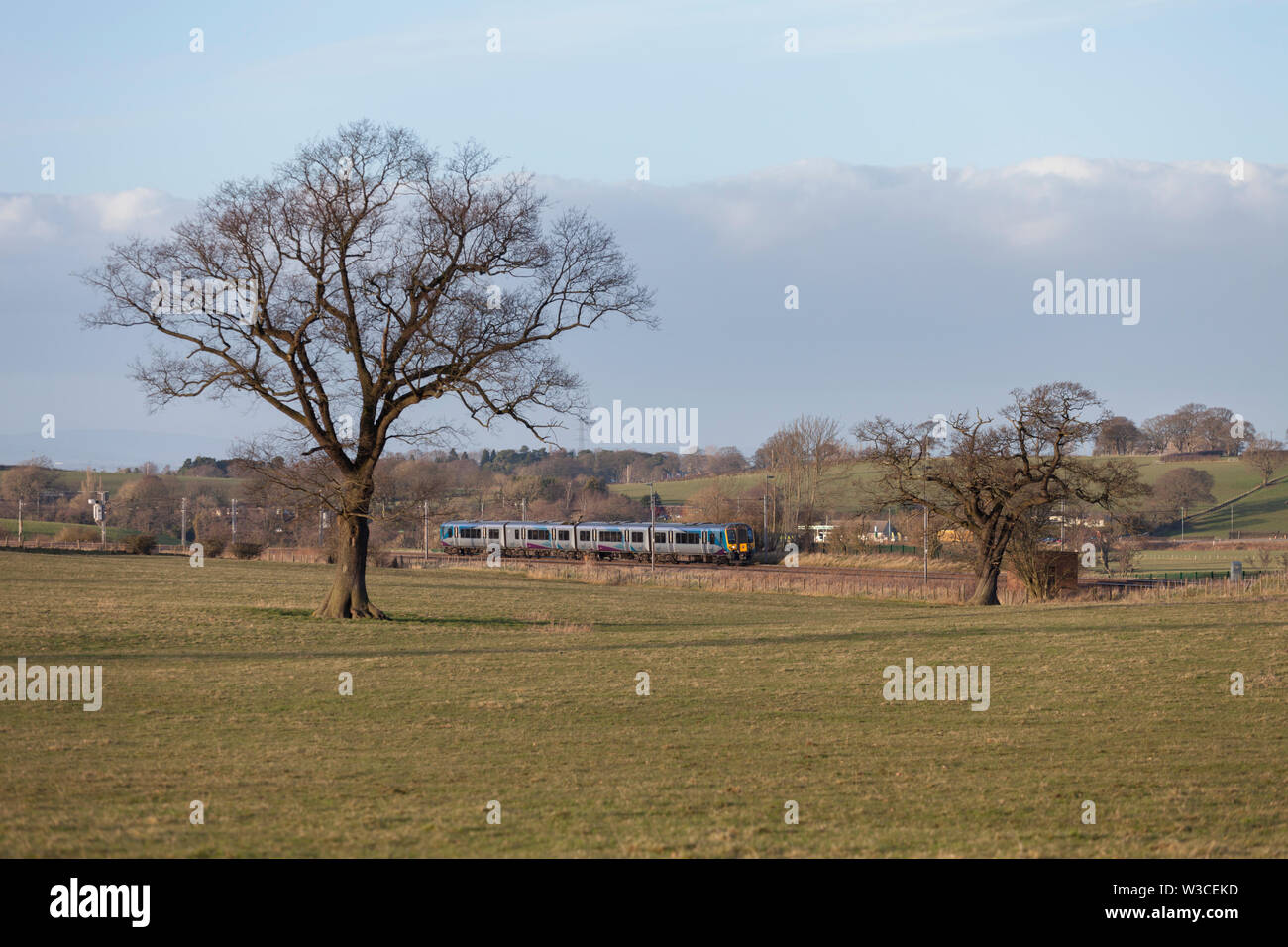 First Transpennine Express class 350 elcectric train passing Brisco ...