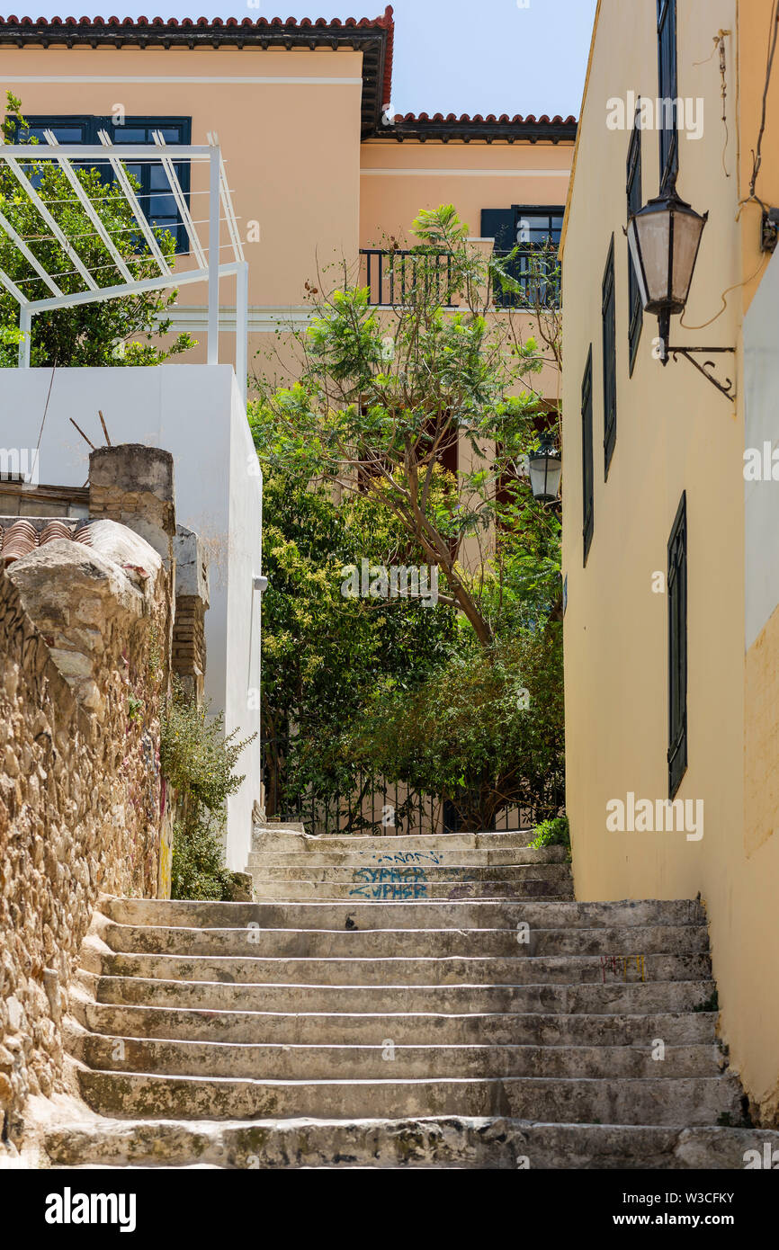 Historic buildings in Athens Greece Stock Photo - Alamy