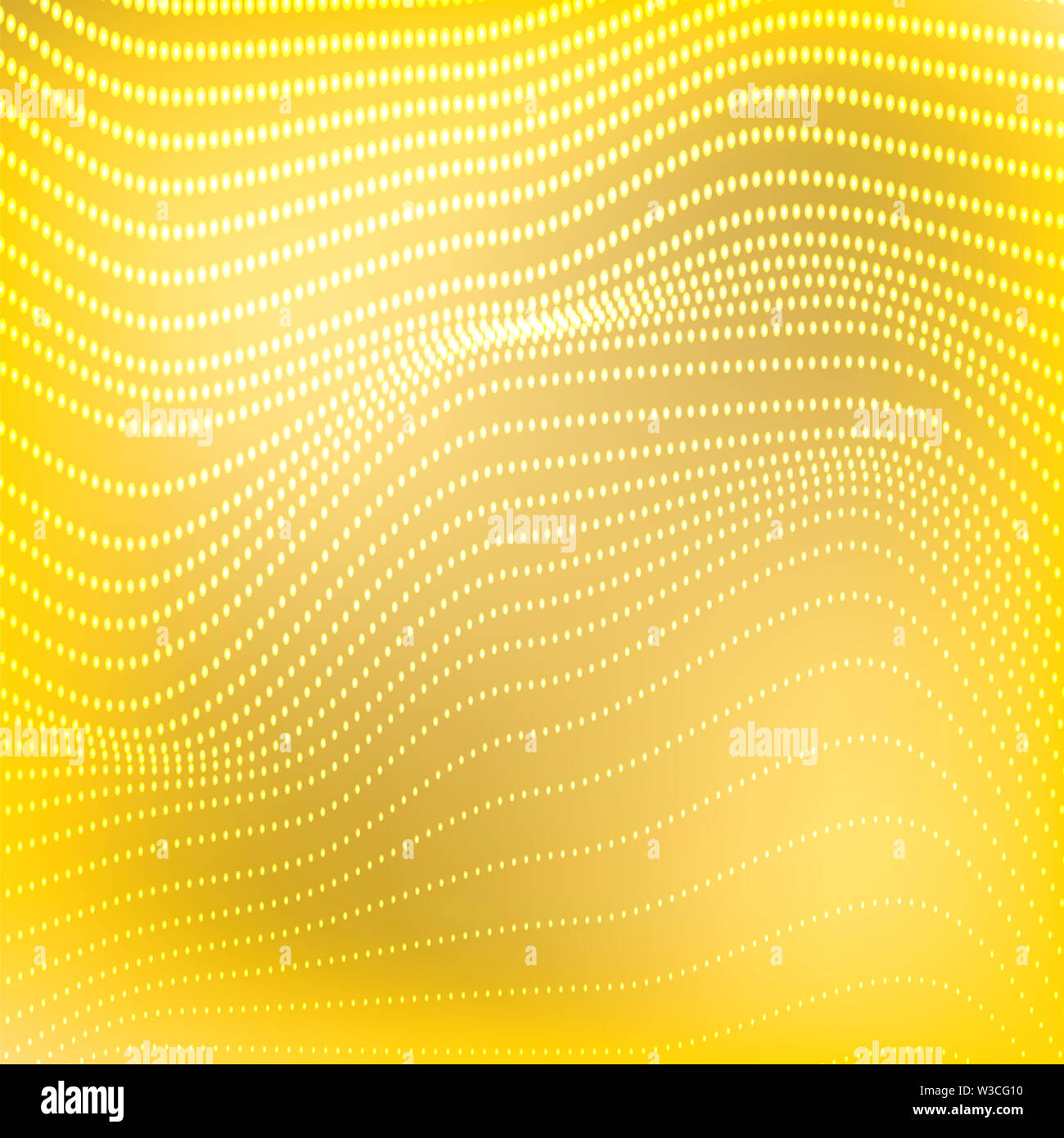 Polygonal Space. Low Poly Yellow Background with Connecting Dot. Big ...