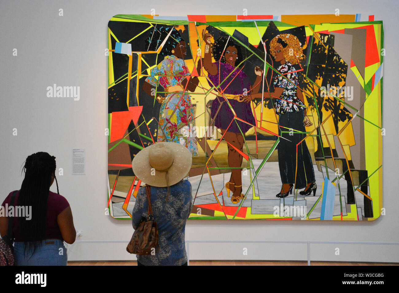 Mickalene thomas painting hi-res stock photography and images - Alamy