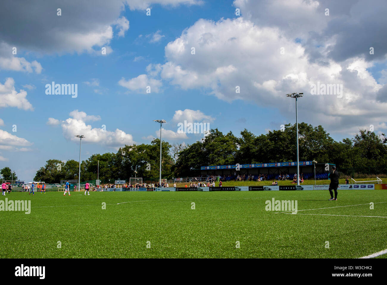 Soccer football gv general view stadium ground hi-res stock photography ...