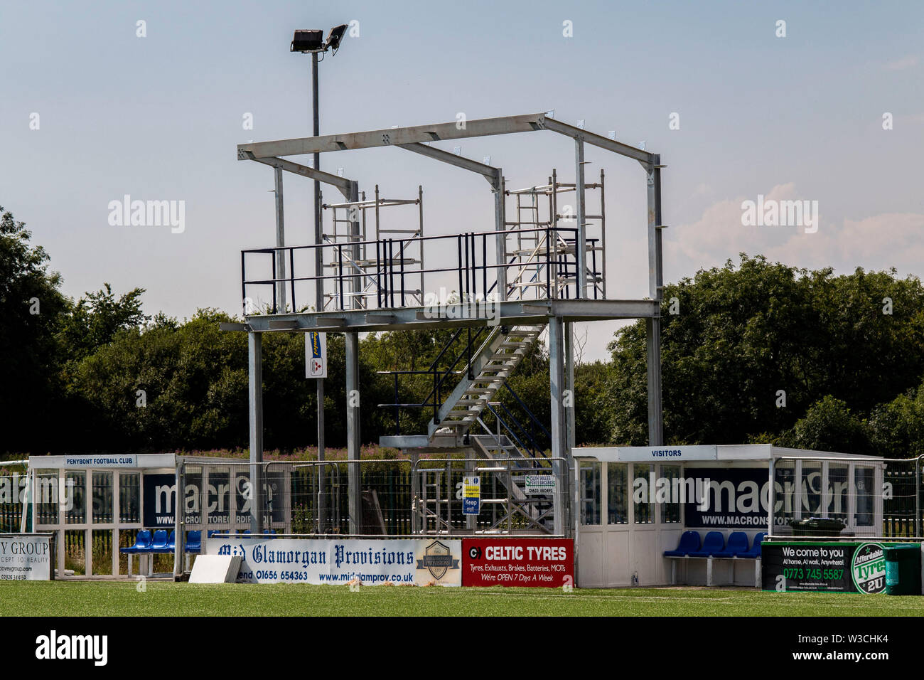 Penybont make improvements to the Bryntirion Park ground ahead of their ...