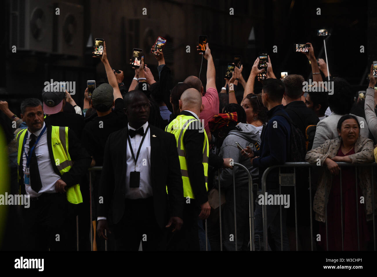 The Duke and Duchess of Sussex leave following the European Premiere of ...