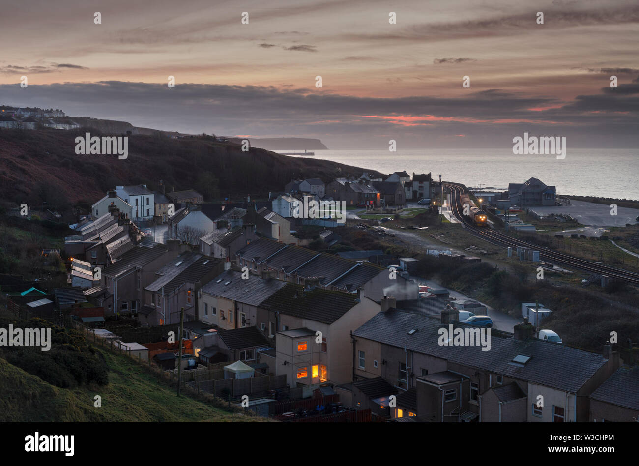 On the last day for 37's DRS Class 37 locomotive calls at Parton ...