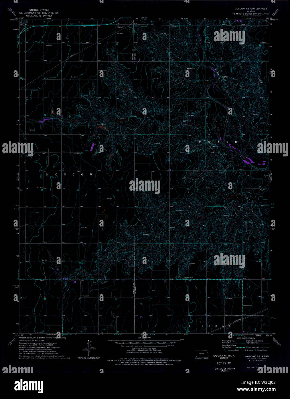 1974 moscow map hi-res stock photography and images - Alamy