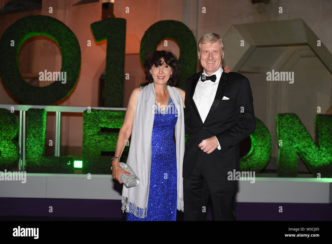 Virginia Ruzici and guest arrive at the Champions' Dinner at the ...