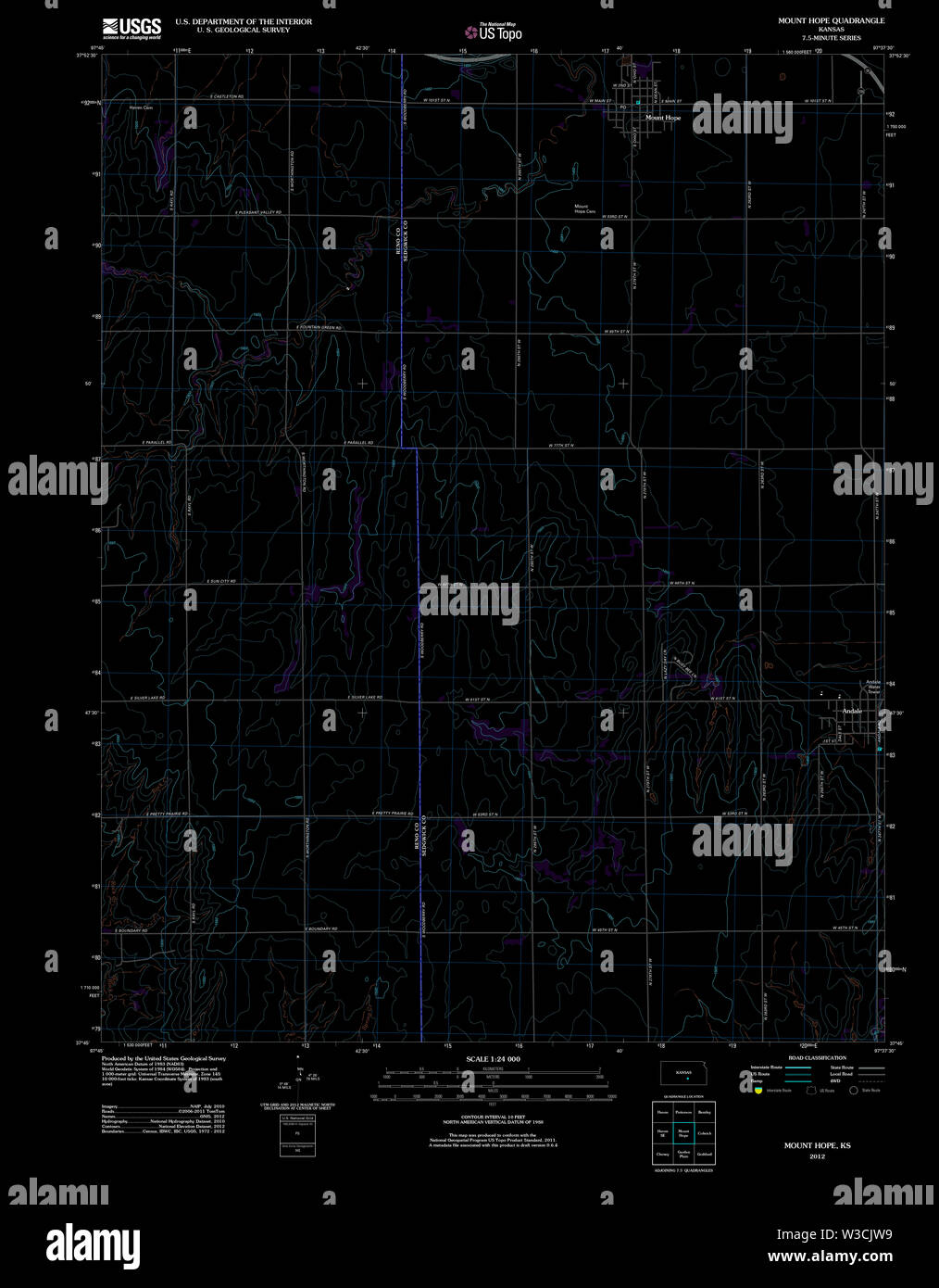 Map of mount hope hi-res stock photography and images - Alamy