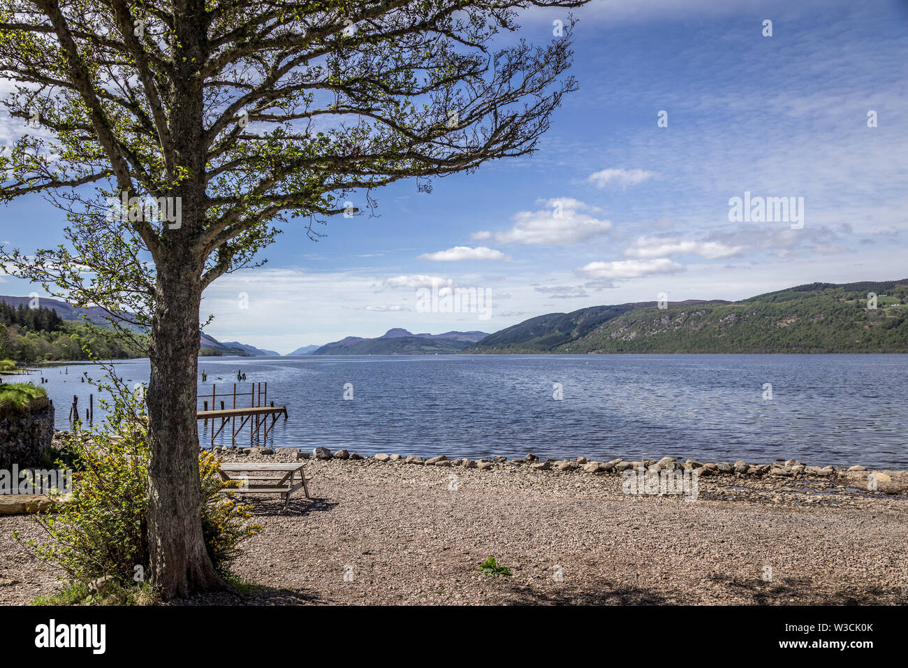 Loch Ness viewed from Dores, Highland, Scotland, UK Stock Photo - Alamy