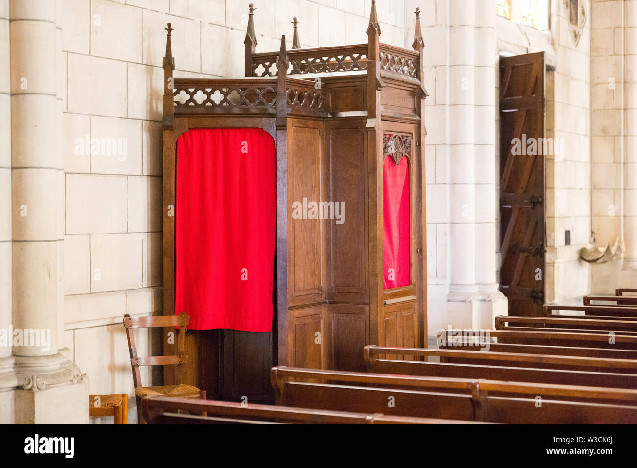 Confessional Of A Church Stock Photos & Confessional Of A Church Stock ...