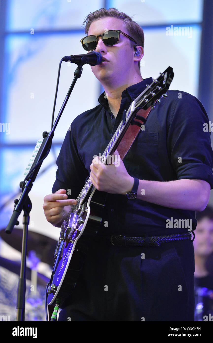 Glasgow, UK. 14th July, 2019. George Ezra live in Concert at TRNSMT ...