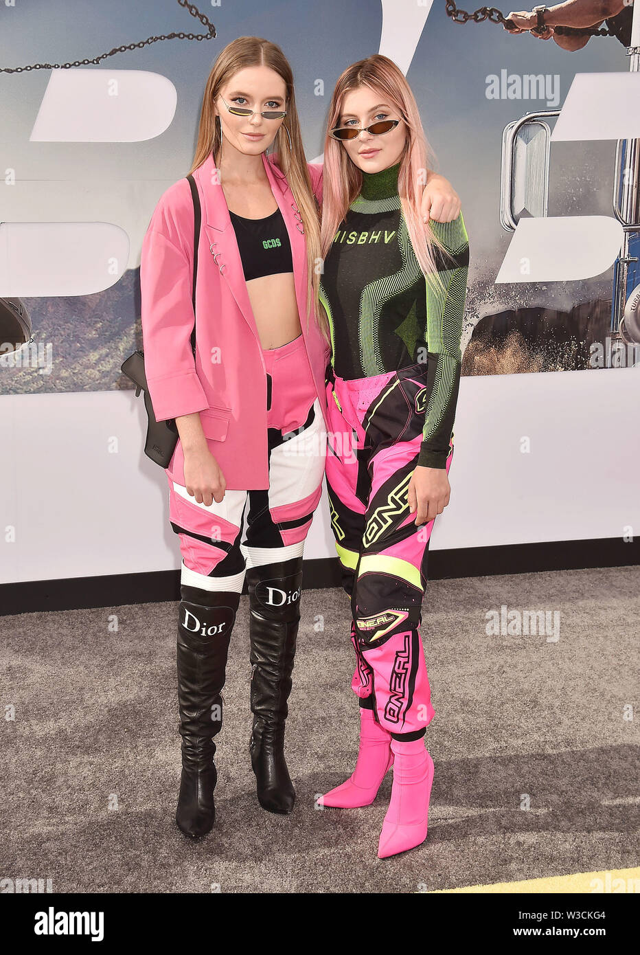 HOLLYWOOD, CA - JULY 13: Ruby Carr and Natalia Panzarella of Bahari ...