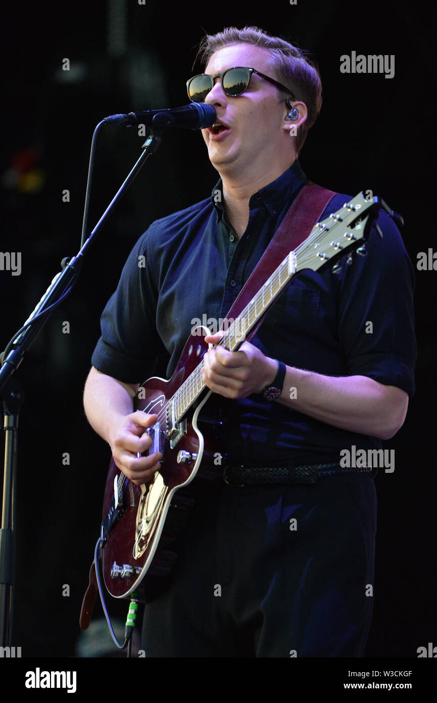 Glasgow, UK. 14th July, 2019. George Ezra live in Concert at TRNSMT ...
